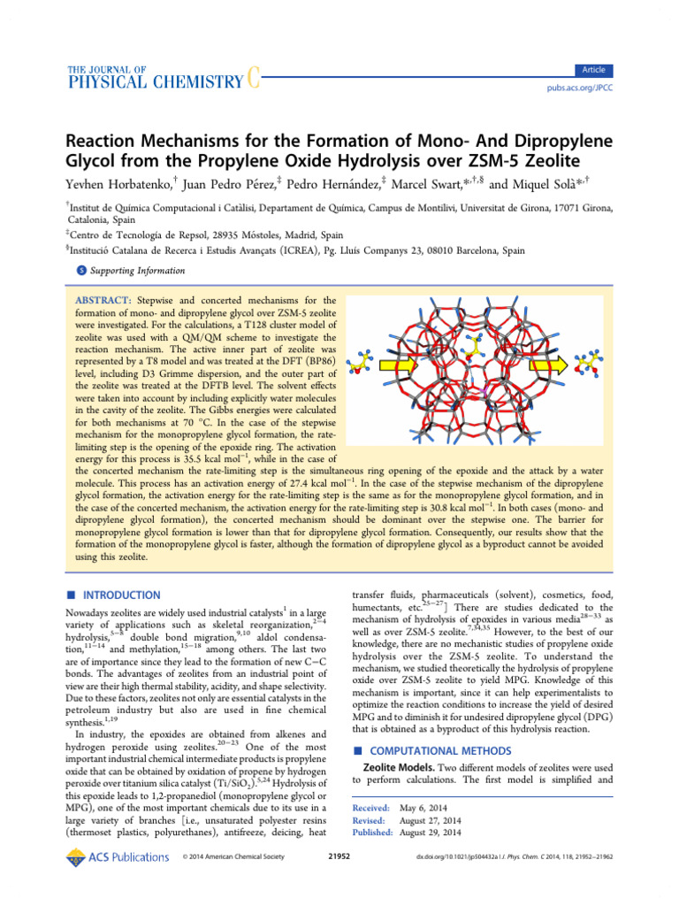horbatenko2014 | PDF | Adsorption | Chemical Reactions
