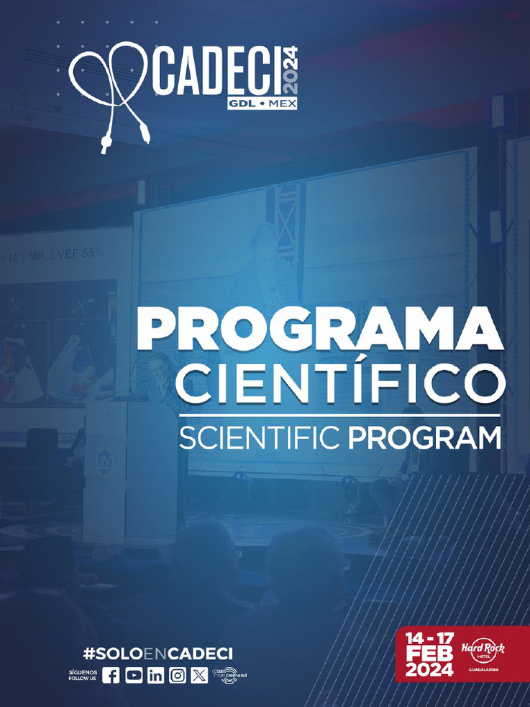 Programa Cientifico 2024 | PDF | Cardiología | Enfermedades cardiovasculares
