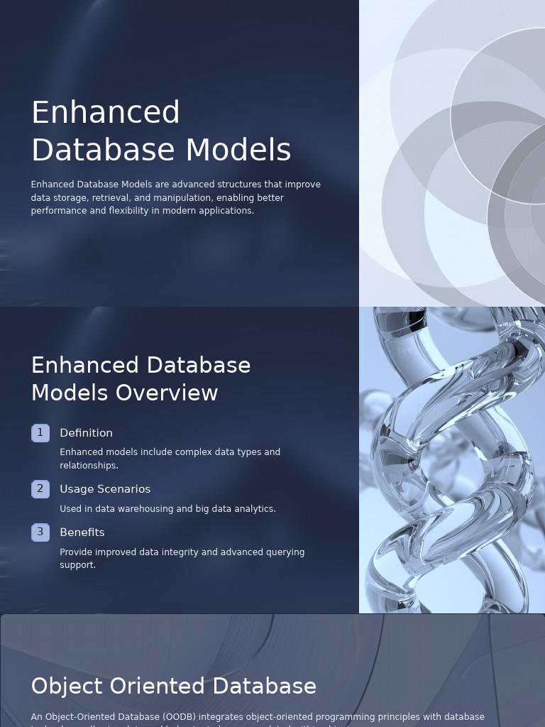 Enhanced Database Models | PDF | Databases | Object Oriented Programming