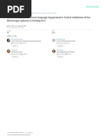 Aphasia Screening Test (MAST) Score Sheet | PDF | Cognitive Science ...