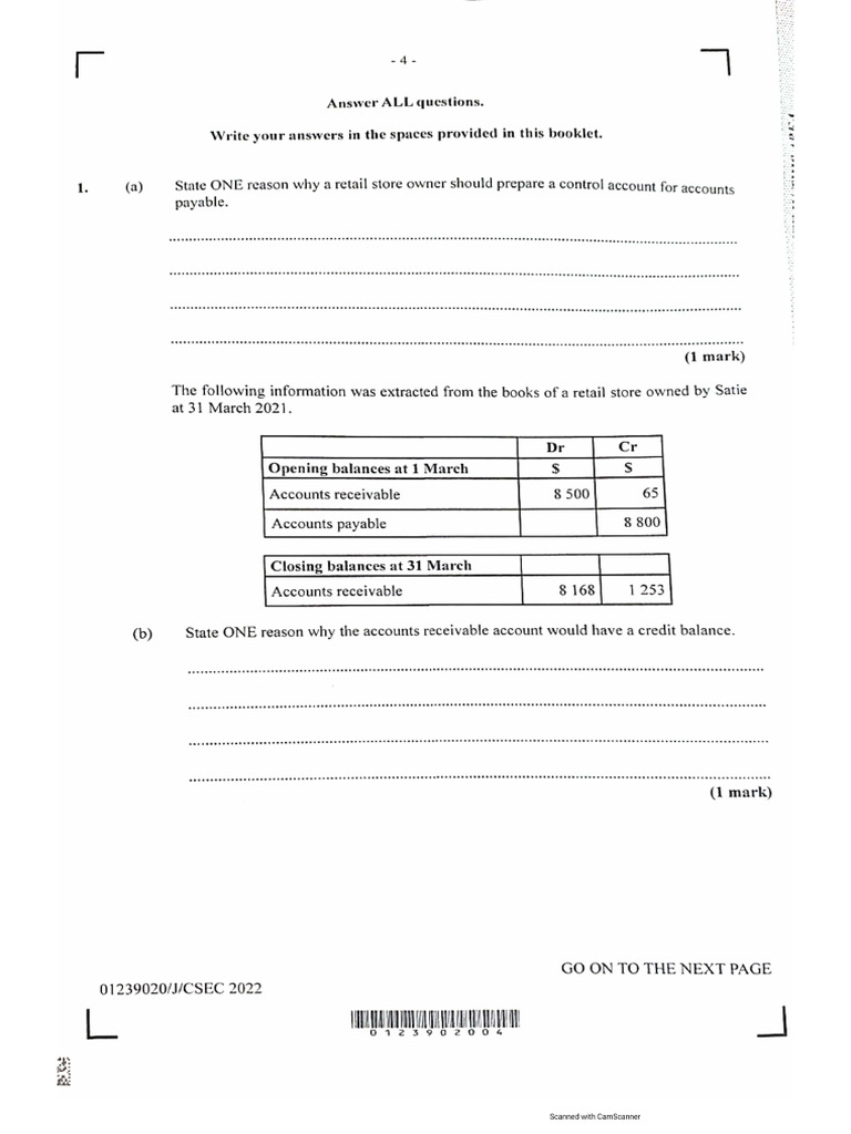 CSEC POA P2 2022 Jan | PDF