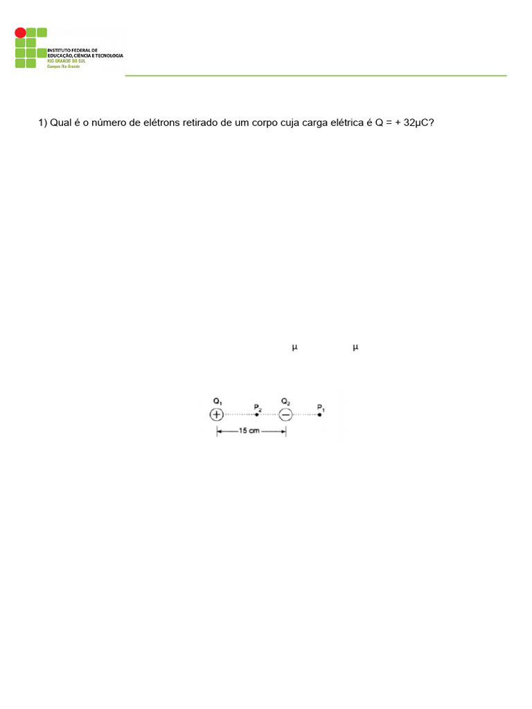 LISTA 2 Eletrostatica NN | PDF