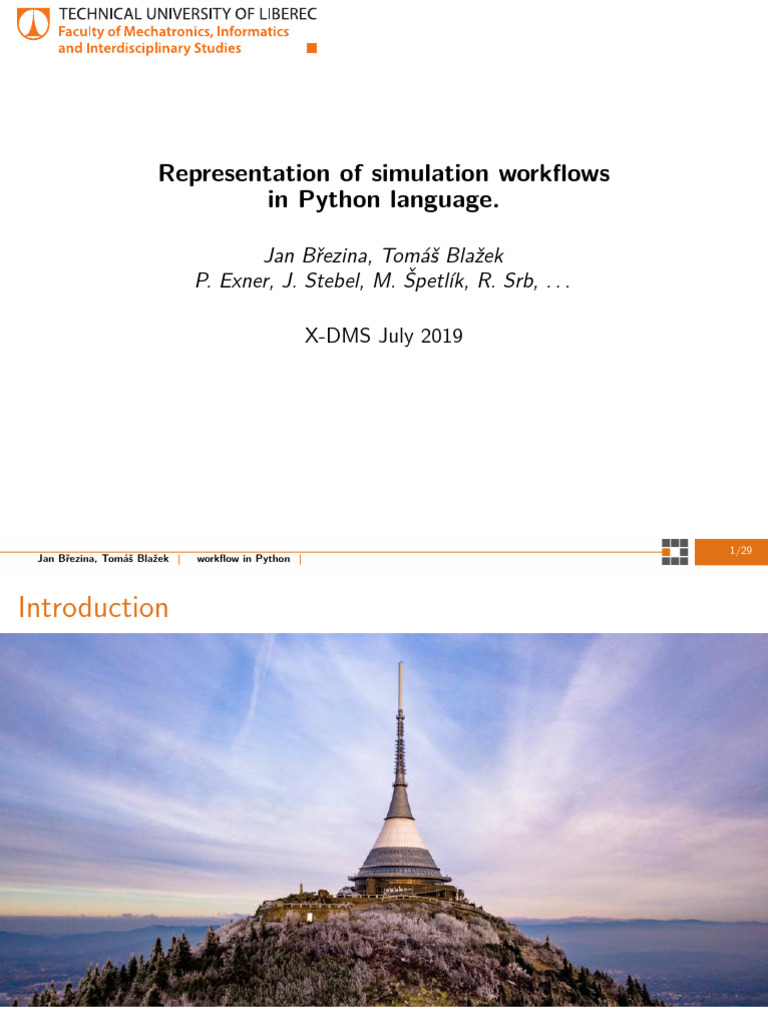 brezina_XDMS_2019 | PDF | Computer Cluster | Python (Programming Language)