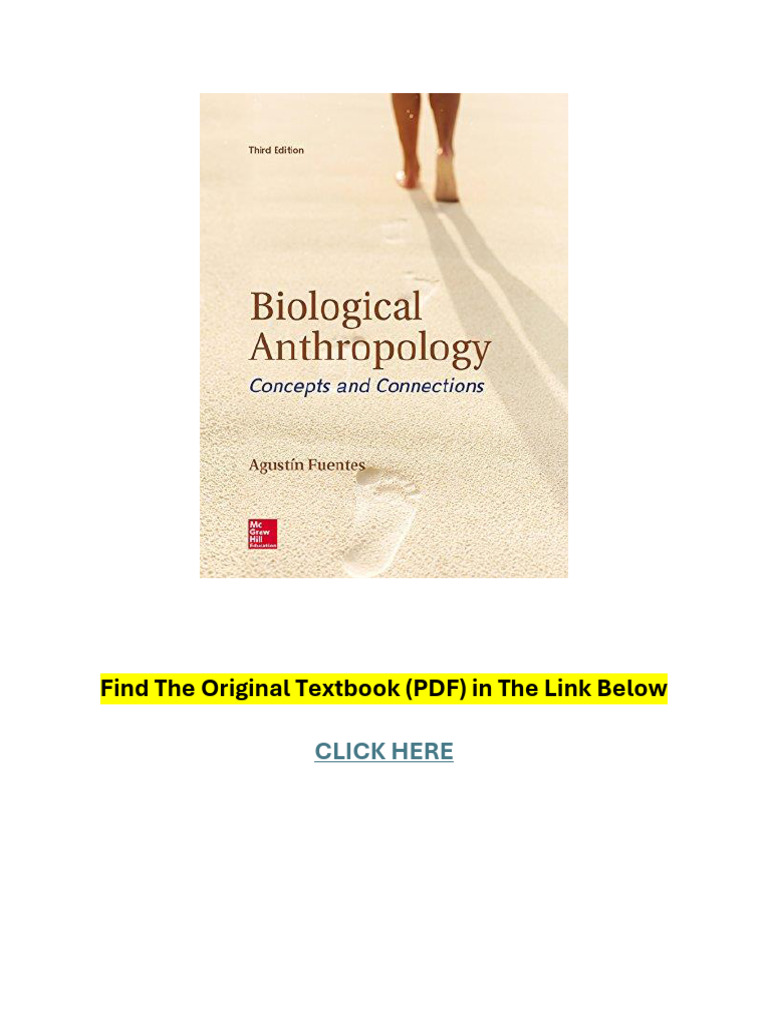 Biological Anthropology Overview PDF | PDF