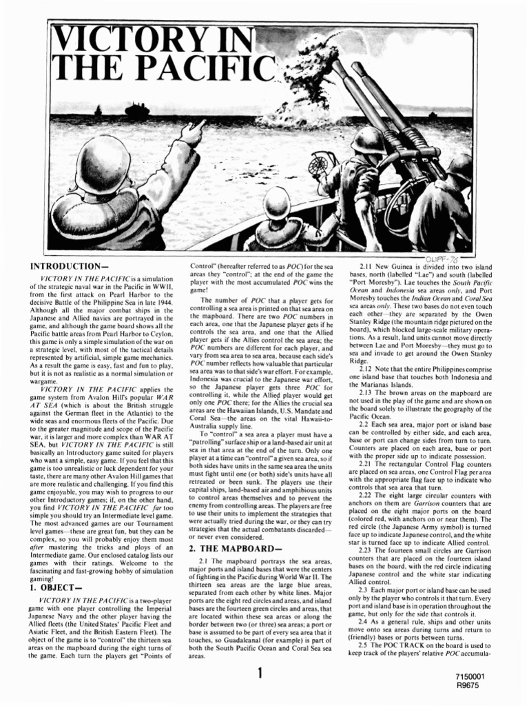 WWII Naval Strategy Game Overview | PDF | Naval Warfare | Warfare