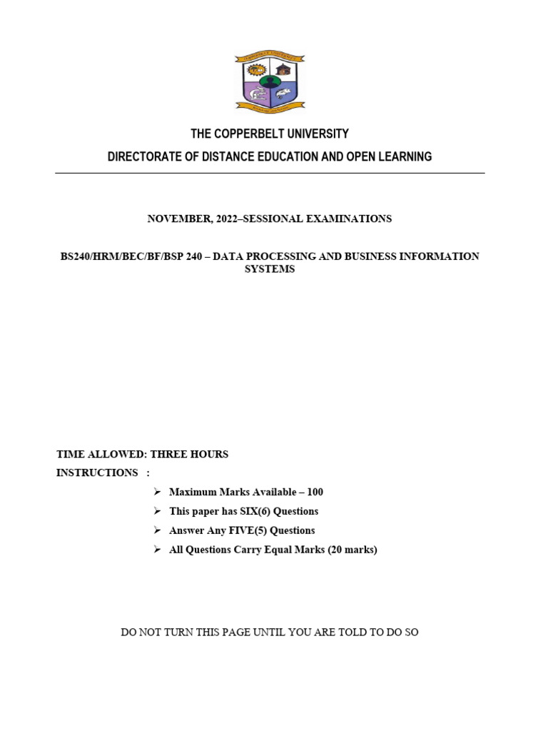 bs240 Nov Sessional Exams 2022 | PDF | Network Topology | E Commerce