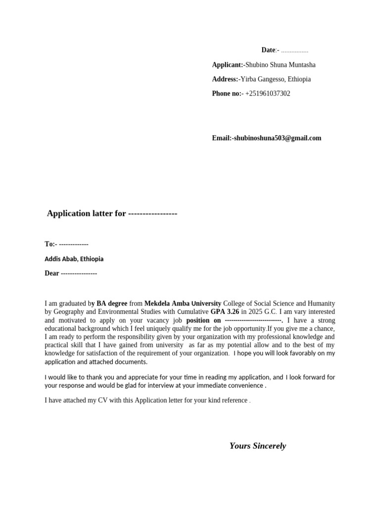 Muse's Application or Cover Letter 2025 | PDF