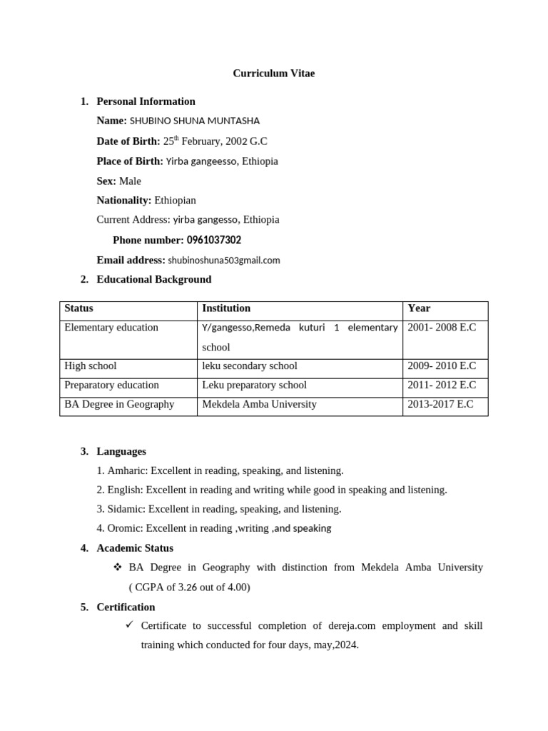 Musachew CV123 | PDF