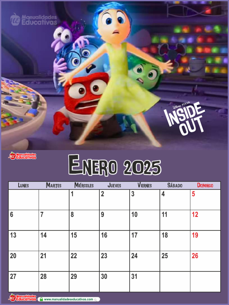07 Calendario 2025 Enero | PDF