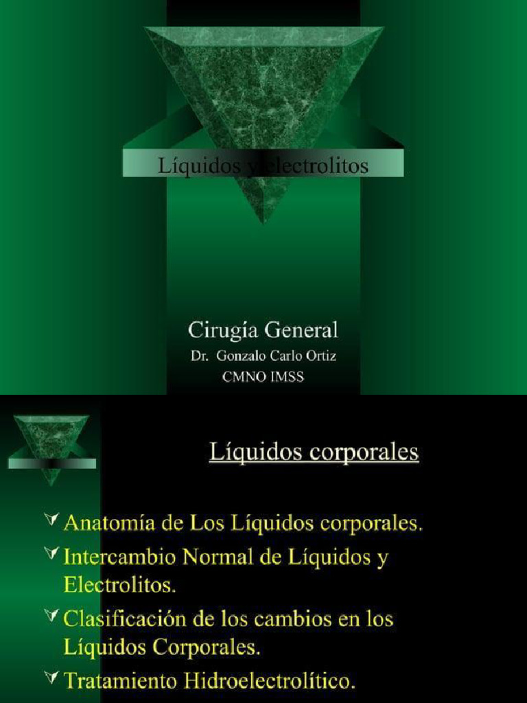 Liquidos Electrolitos Cirugia | PDF