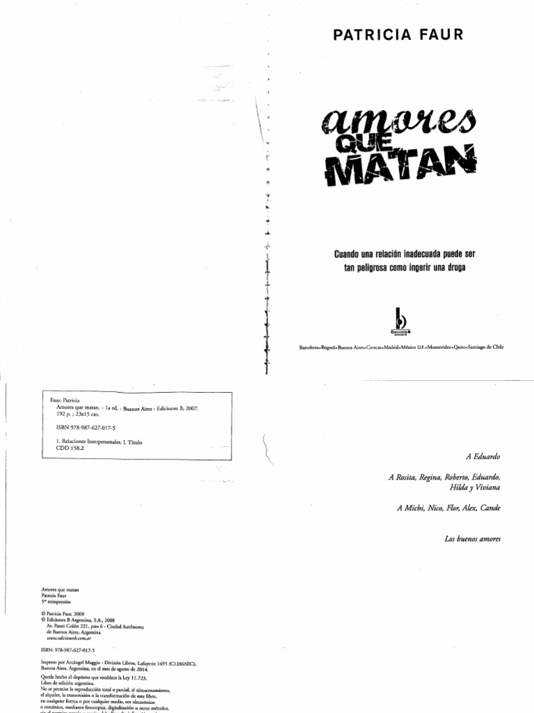 Amores que matan | PDF