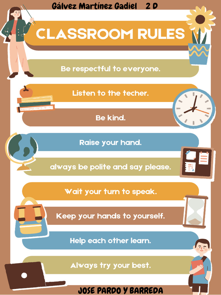 Essential Classroom Rules for Students | PDF