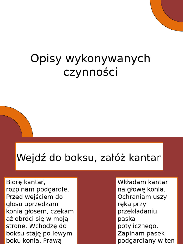 Opisy Czynnosci | PDF