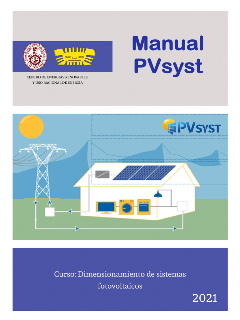 PVsyst Manual | PDF | Fotovoltaica | Energía renovable