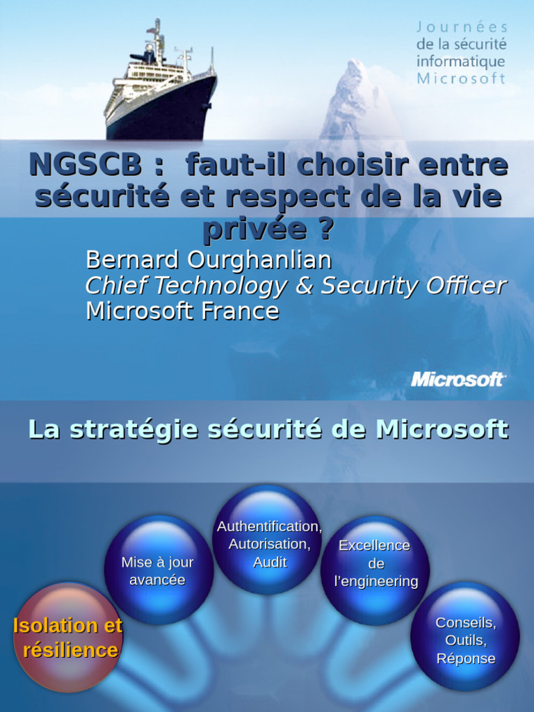 NGSCB | PDF | Virtualisation | Machine virtuelle