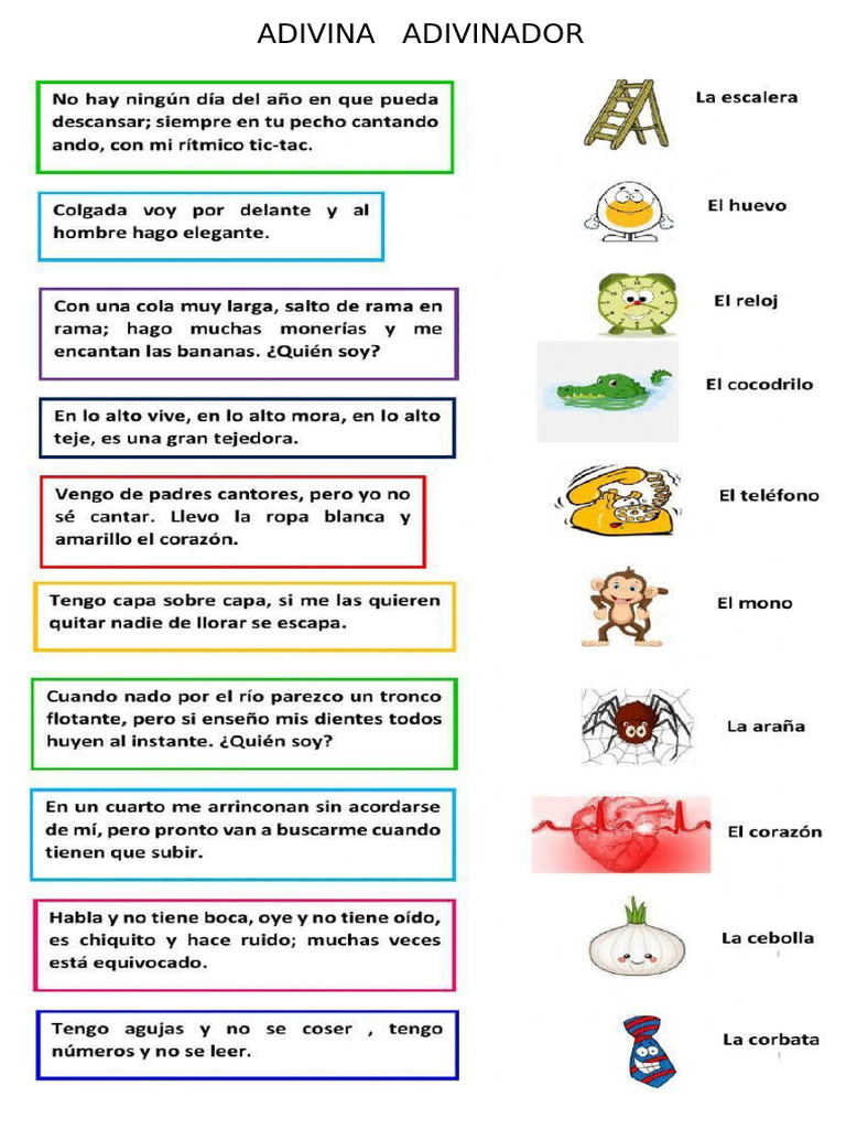 Adivina Adivinador | PDF