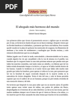 El Ahogado Más Hermoso Del Mundo | PDF