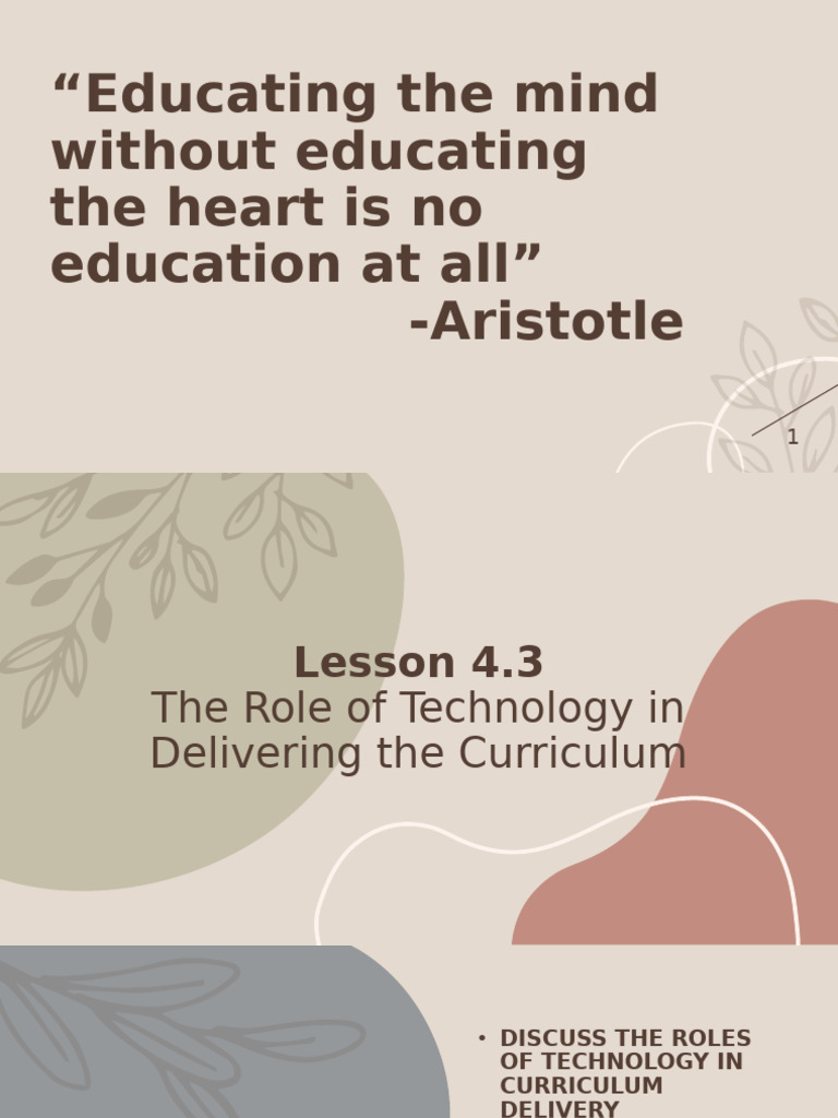 ELS 129 - Lesson 4 Final | PDF | Educational Technology | Pedagogy