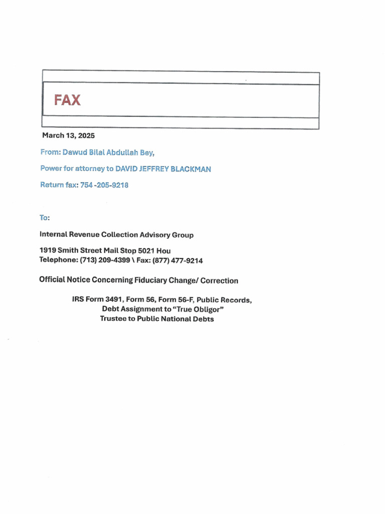 Document - 2025-04!20!130934 Coversheet Fax Sent To Internal Revenue ...