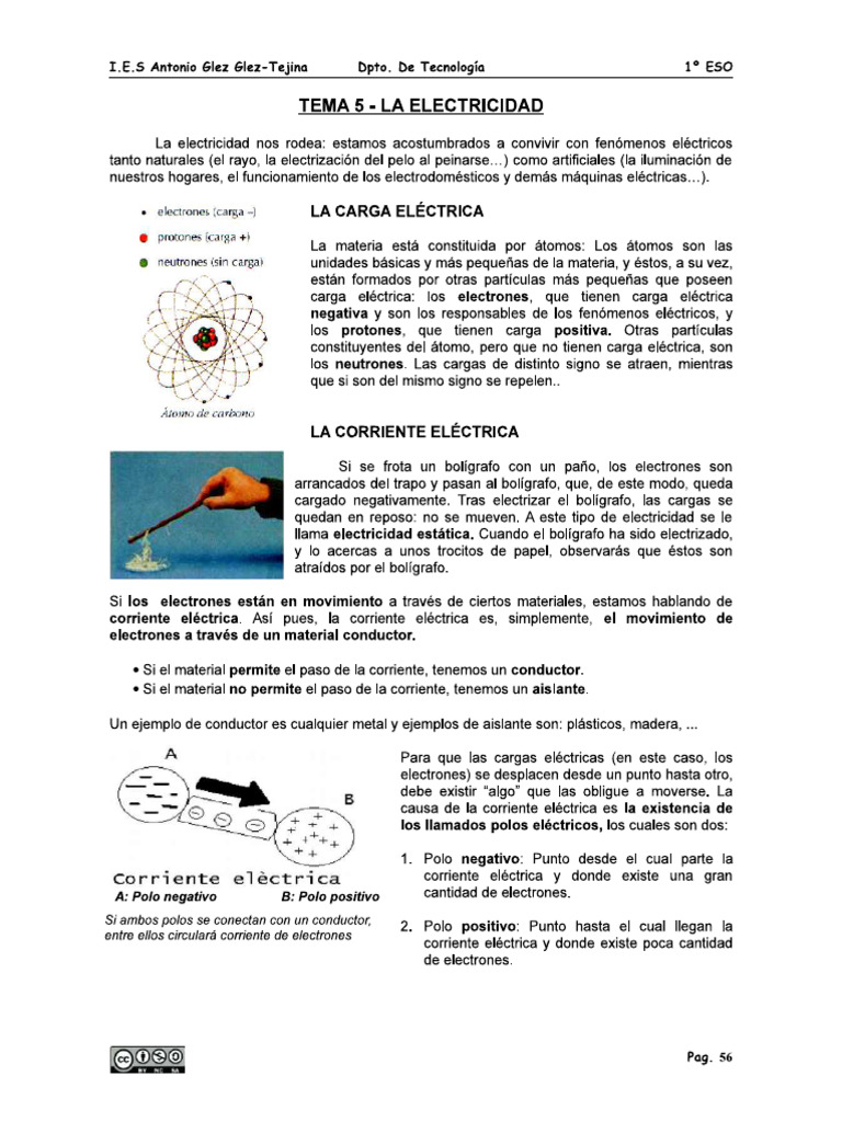 Guia Electricidad ESO | PDF