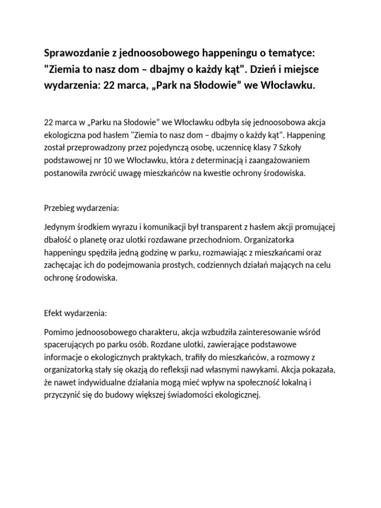 sprawozdanie | PDF