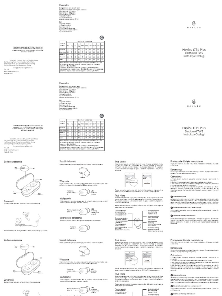 2020.01.07-GT1-Plus-Instrukcja-PL | PDF