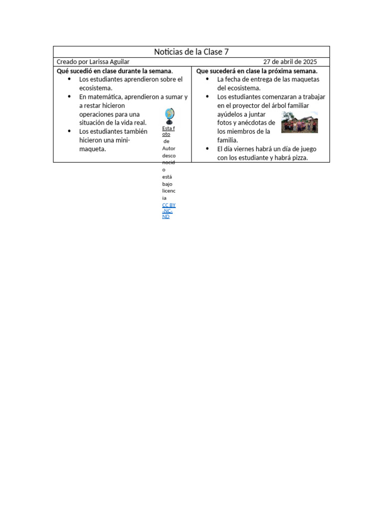 Actividades y Proyectos Clase 7 | PDF