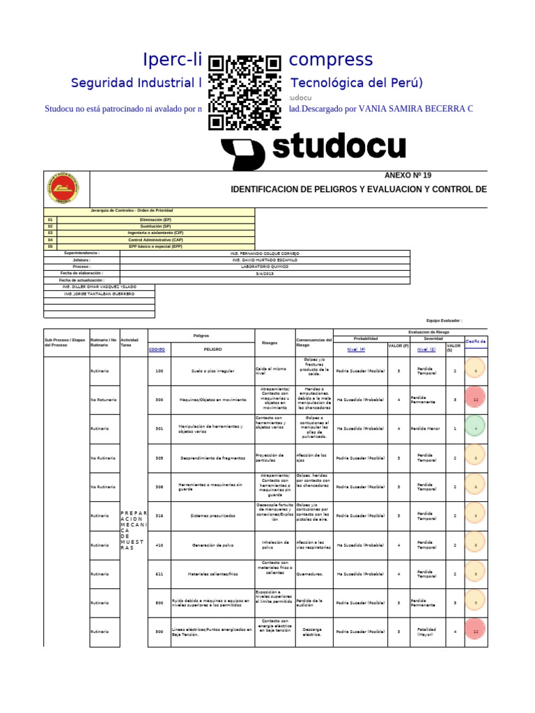 Iperc Linea Base Compress | PDF | Combustión | Temperatura