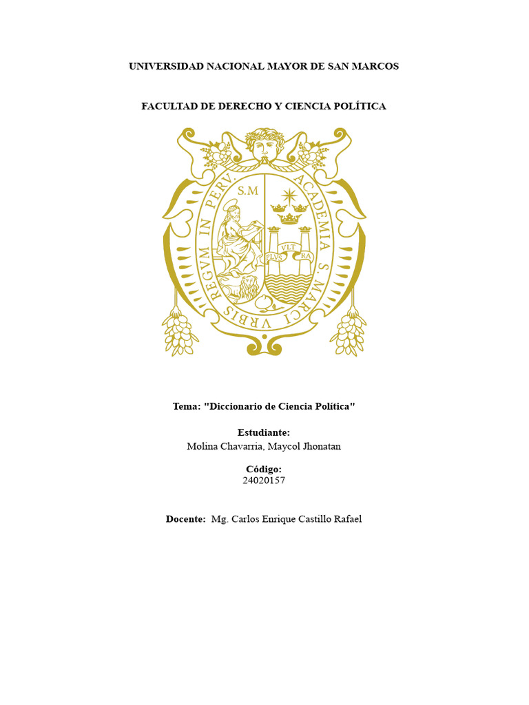 Concepto de Poder en Ciencia Política | PDF | Poder (social y político ...