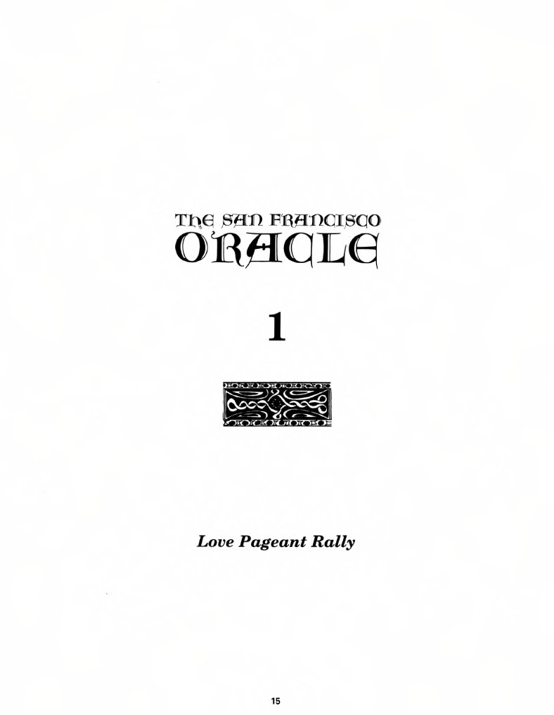 The San Francisco Oracle Issue 01 | PDF
