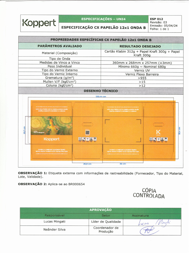 Esp - 012 Rv03 - (CX 12x1 Onda B) | PDF