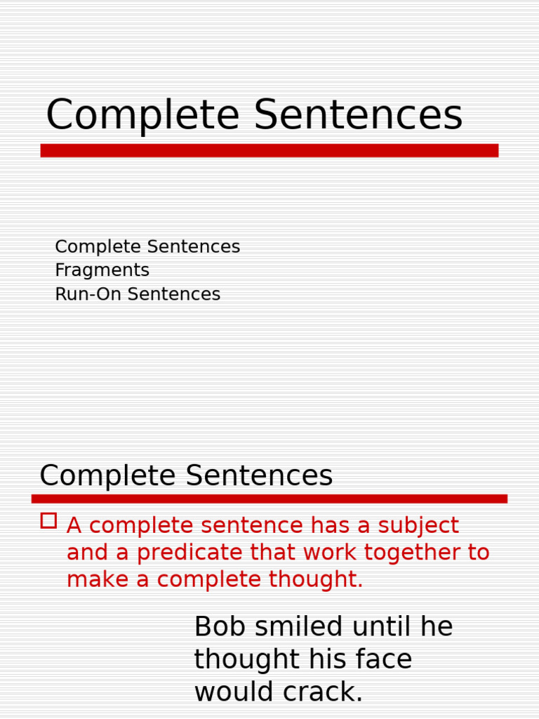 Understanding Sentence Structure Basics | PDF | Sentence (Linguistics ...