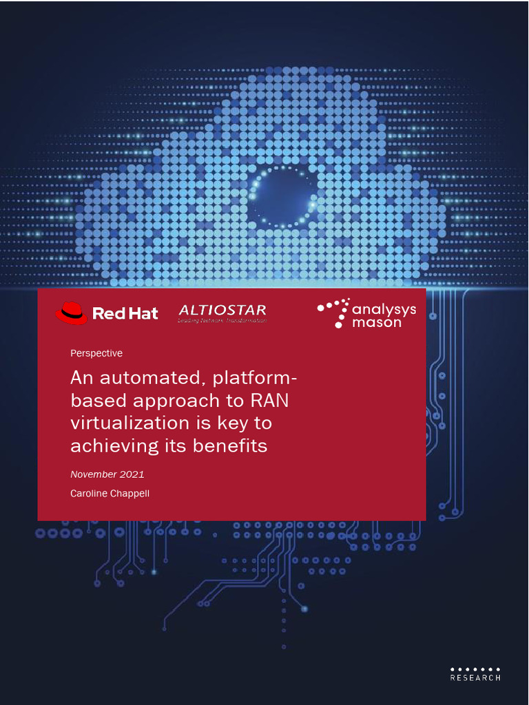 RAN Virtualization 1666296236 | PDF | Cloud Computing | Virtualization