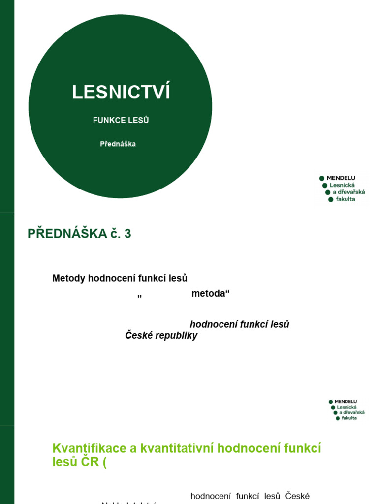 Lesnictvi PR 3 | PDF