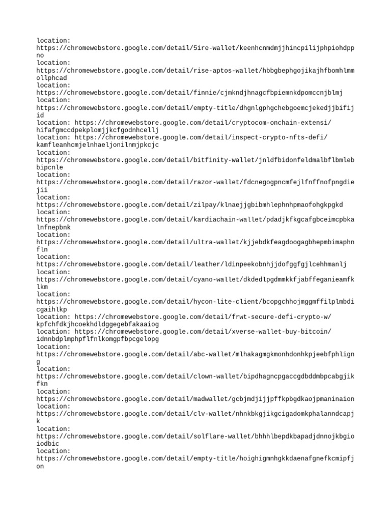 Crypto Wallet Extensions Overview | PDF