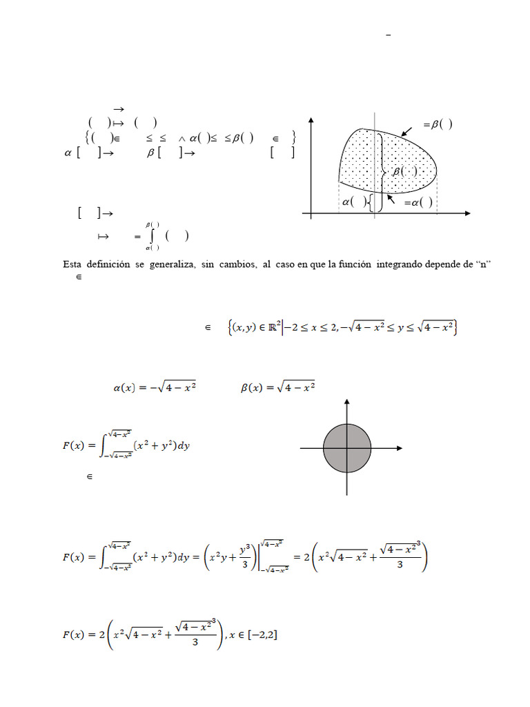 10 - Integrales Paramétricas - 2022 | PDF | Integral | Derivado