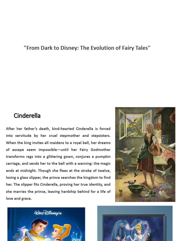Evolution of Disney Fairy Tales | PDF | Snow White | European Legendary ...