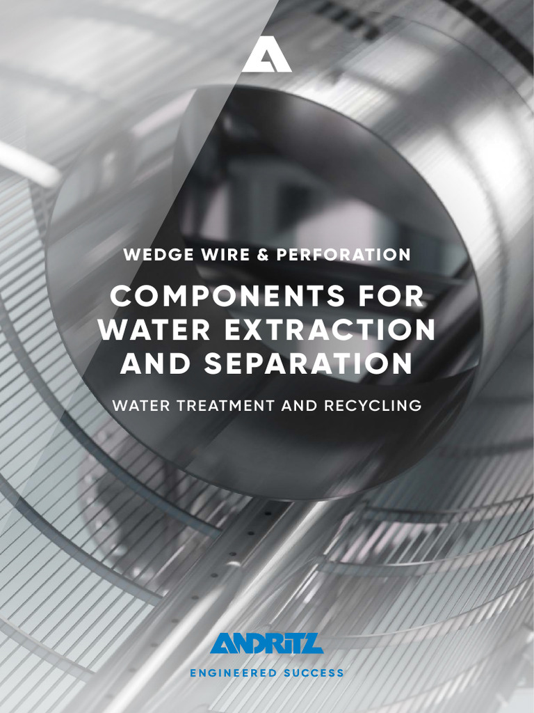 Euroslot Environmental Brochure Wedge Wire Perforation Data | PDF | Filtration | Water