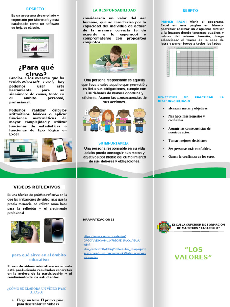 TRIPTICO 4to 2024 | PDF | Microsoft Excel