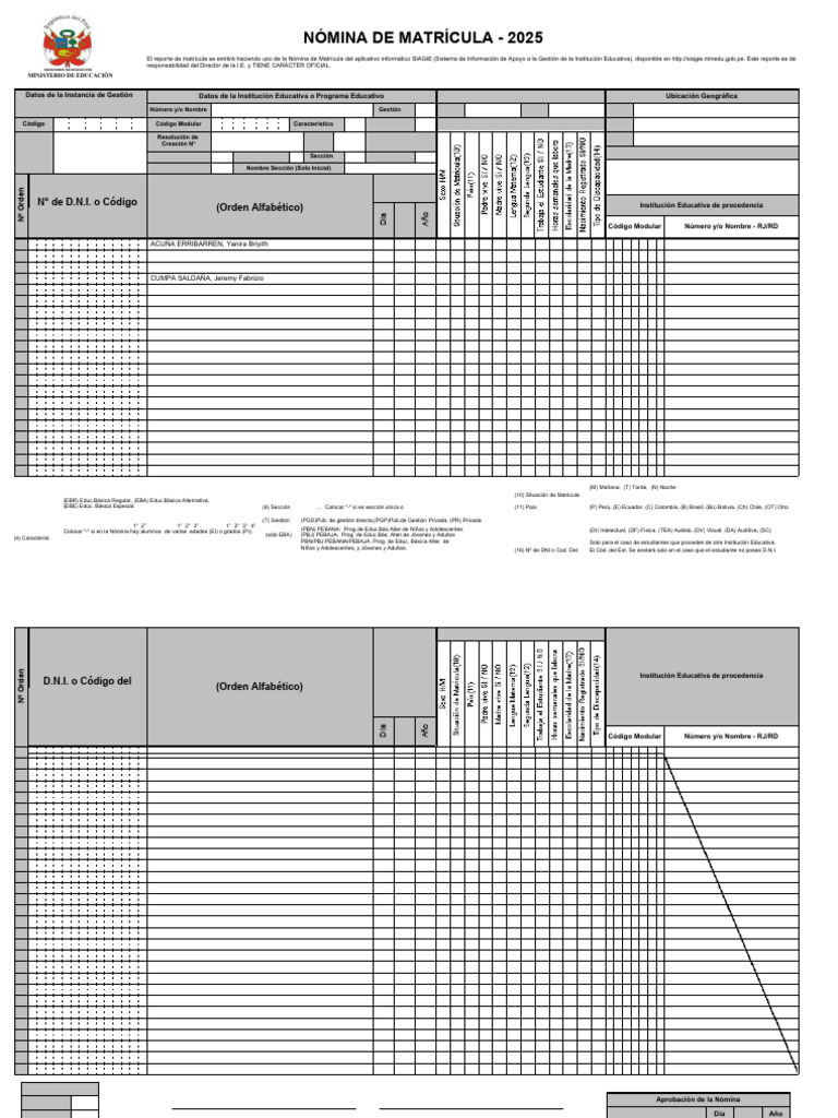 4TO C 2025 SECrptFormatoOficial | PDF