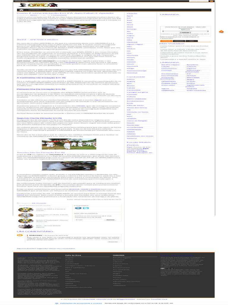 Como é uma Iniciação em IFÁ_ Awo Fakan e Apetebi _ Juntos no Candomblé ...