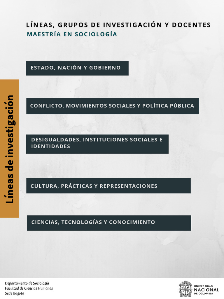Lineas Grupos de Investigacion y Docentes | PDF | Educación en artes ...