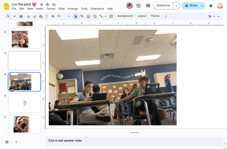 Love the Pics in Google Slides | PDF