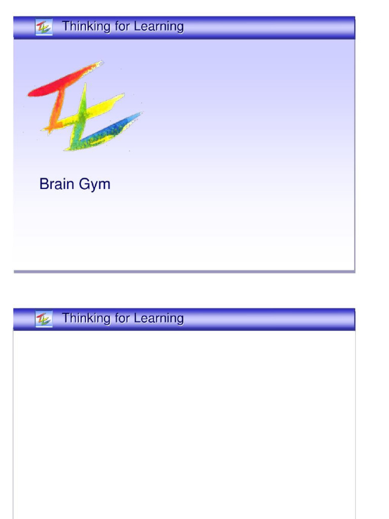 Brain Gym 1 | PDF