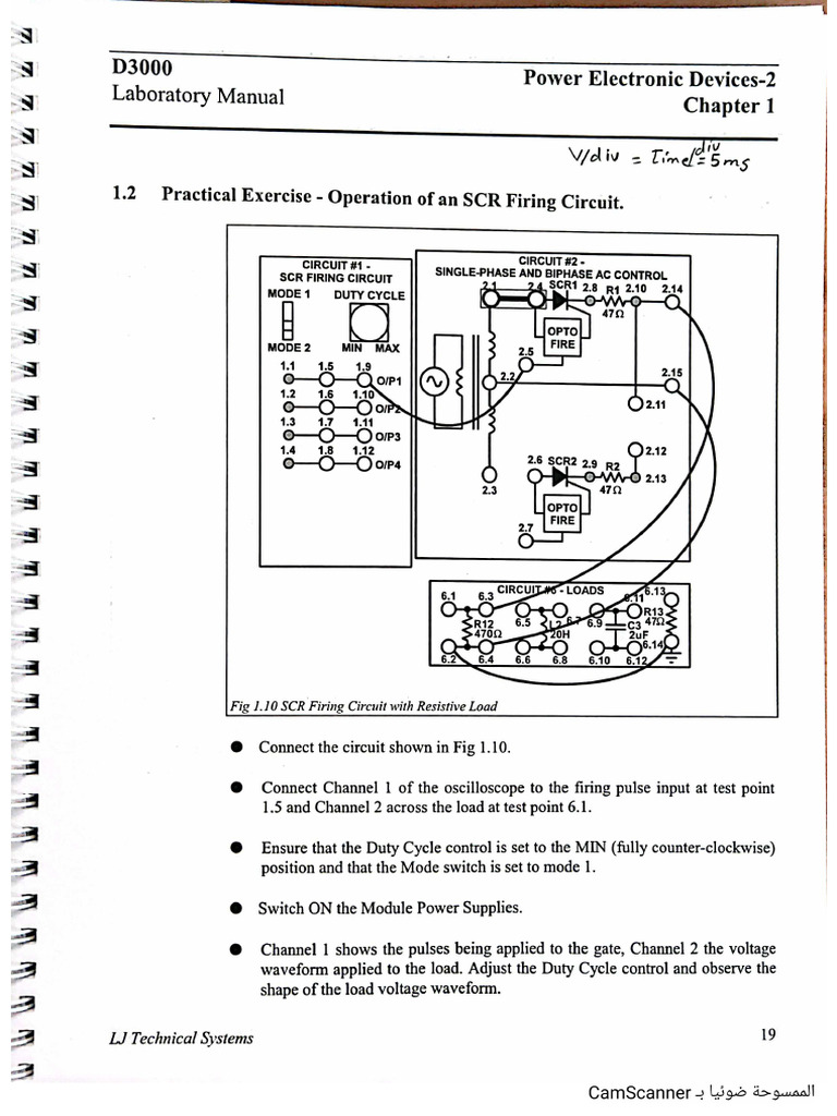 experiment 4 SCR firing circuit | PDF
