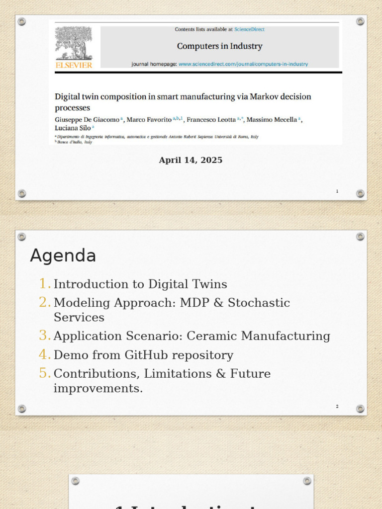 Digital Twins in Ceramic Manufacturing | PDF | Simulation | Automation