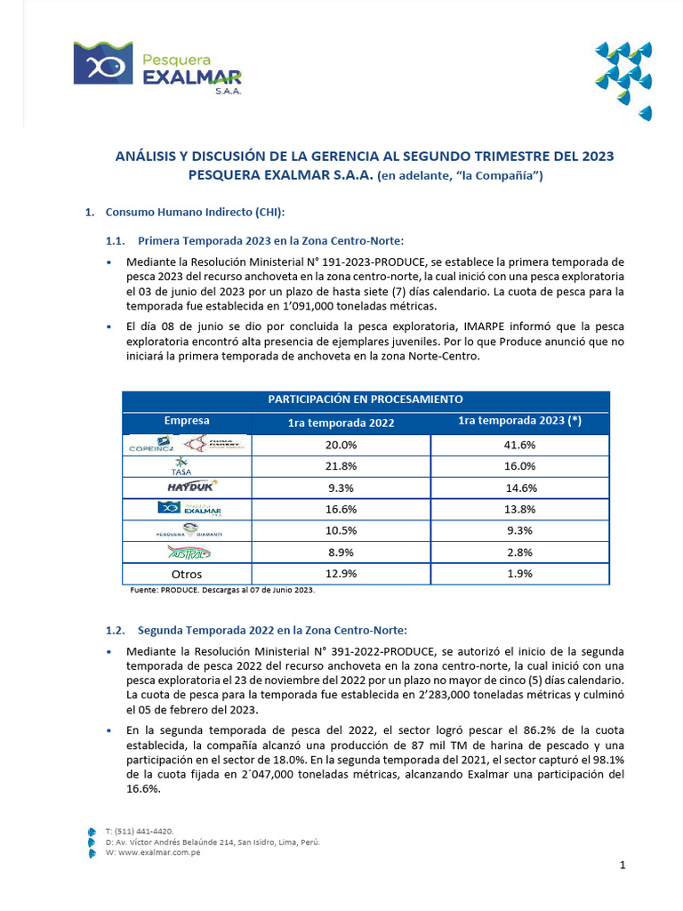 Informe 2T23 VF | PDF