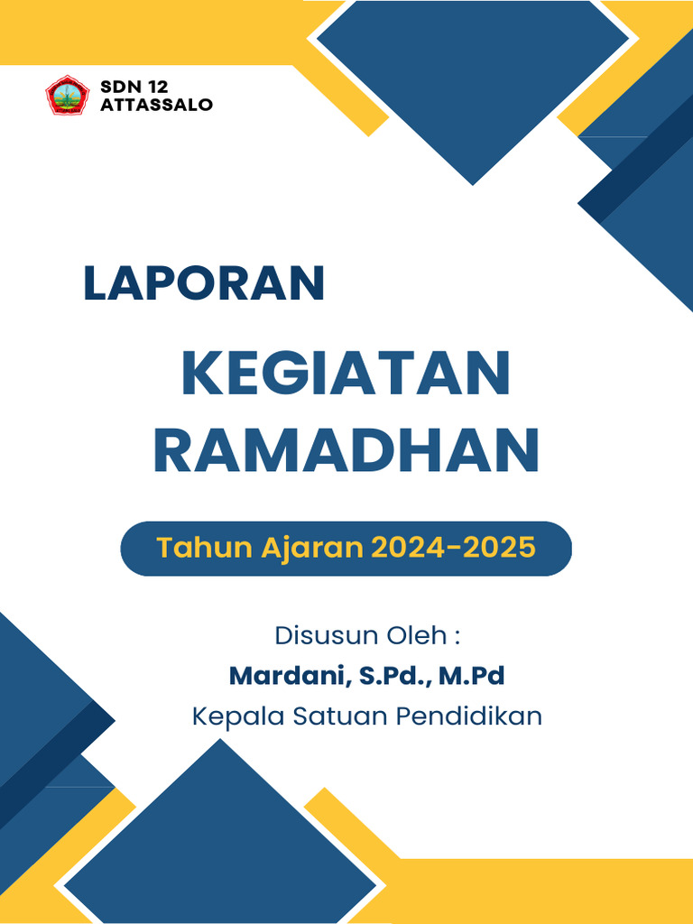 Laporan Kegiatan Ramadhan SDN 12 ATTASSALO | PDF
