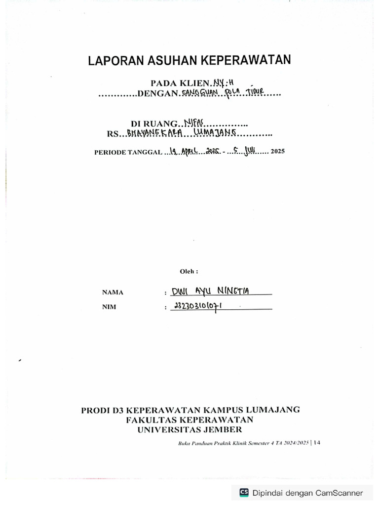 ASKEP_GANGGUAN POLA TIDUR_TIA | PDF