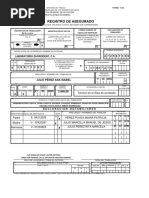 Formulario 14-02 IVSS: Registro Asegurado | PDF